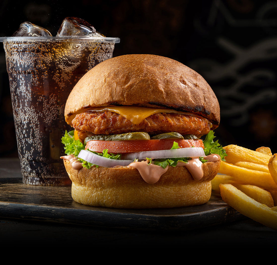 Classic Chicken Burger – Tummy Yummies RestoCafe